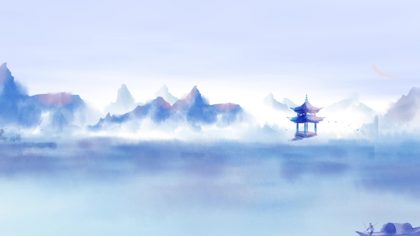 Chinese Blue Bird Painting Stock Video Footage - 4K and HD Video Clips ...