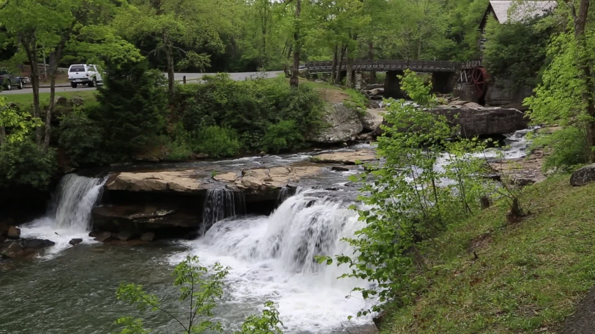 waterfall overhang wide Stock Footage Video (100% Royalty-free) 1166887 ...