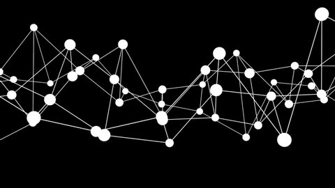 Abstract Technology Plexus Stylish Dynamic Digital Stock Footage Video ...