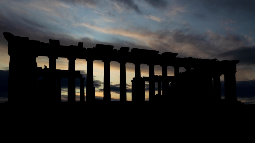 Parthenon silhouette Stock Video Footage - 4K and HD Video Clips ...