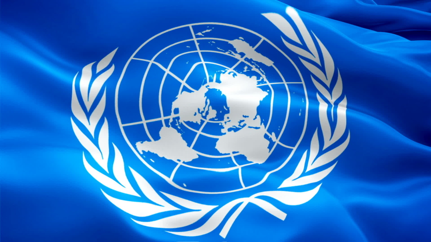 un flag closeup 1080p full hd Stockvideoklipp (helt royaltyfria ...