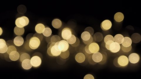 Bokeh Lights Background Loop Moving Particles Stock Footage Video (100% ...