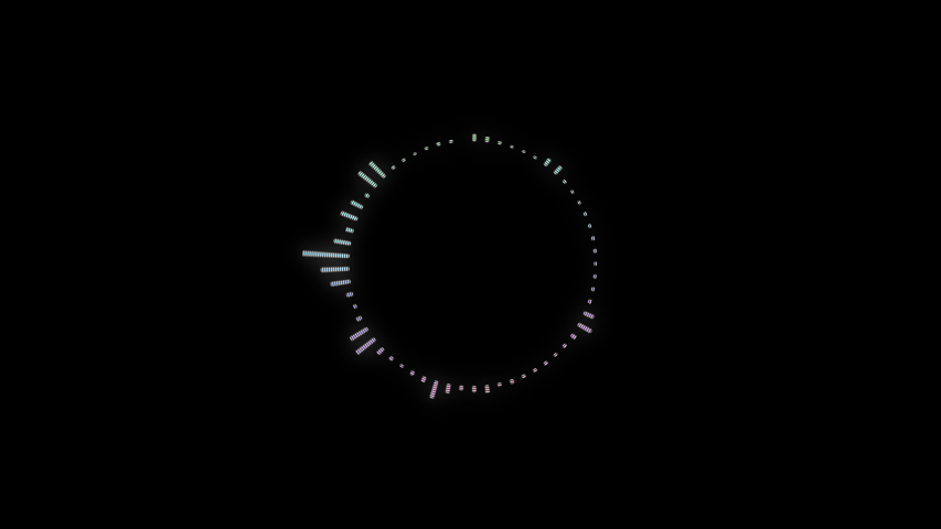 4k sound wave digital circle animation: วิดีโอสต็อก (ปลอดค่าลิขสิทธิ์ ...