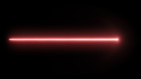 Realistic Animation Laser Beam On Black Stock Footage Video (100% ...