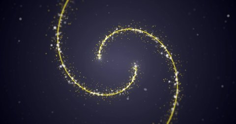 Christmas Animation Logo Particles Magic Tails Stock Footage Video (100 ...