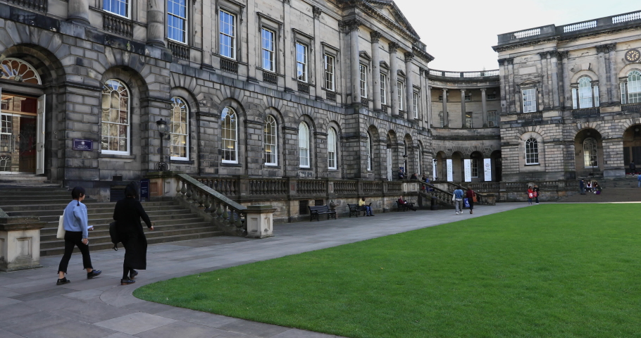 Edinburgh University Students Stock Video Footage - 4K and HD Video ...