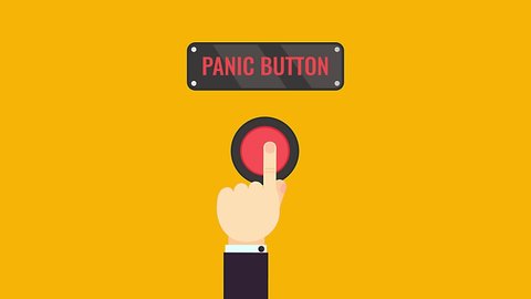 Businessman Pressing Panic Button Trembling Hand Stock Footage Video (100% Royalty-free ...