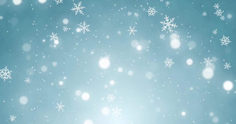 White Confetti, Snowflakes and Bokeh Stock Footage Video (100% Royalty ...