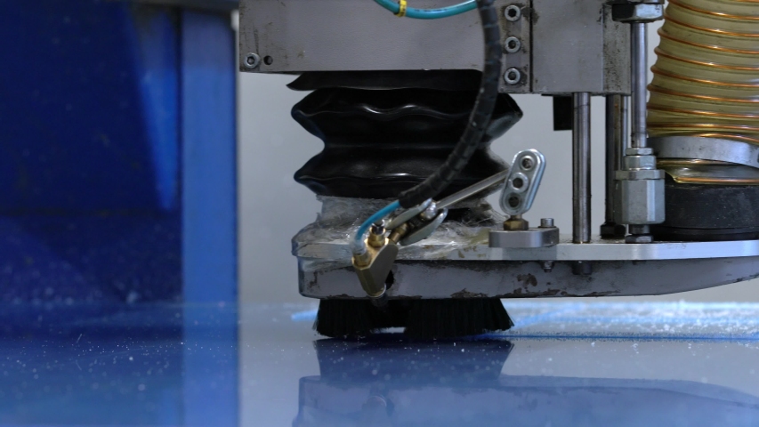 milling cutter cuts plastic part on Stock Footage Video (100% Royalty ...