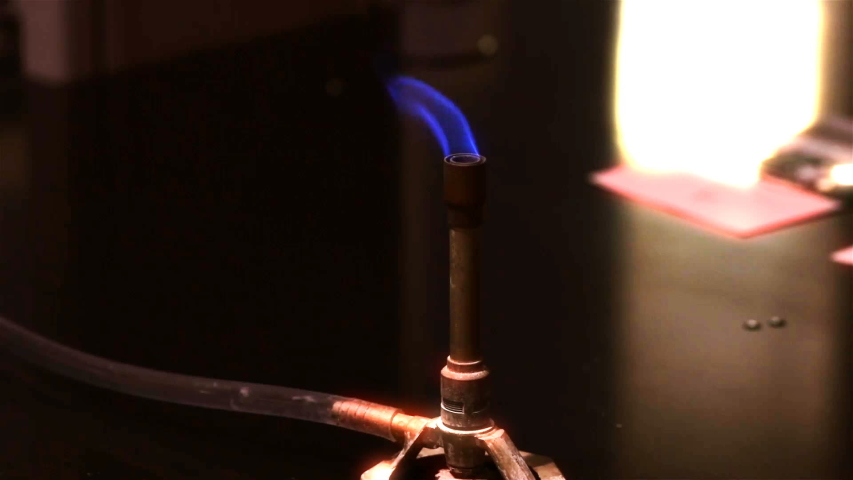 chemistry lab's bunsen burner Stock Footage Video (100% Royalty-free ...