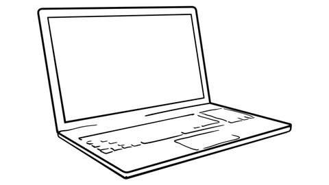 Doodle Modern Notebook Sketch Style Black Stock Vector (Royalty Free ...