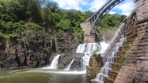 Water Dum Waterfalls Old Stone Dum: video de stock (totalmente libre de ...