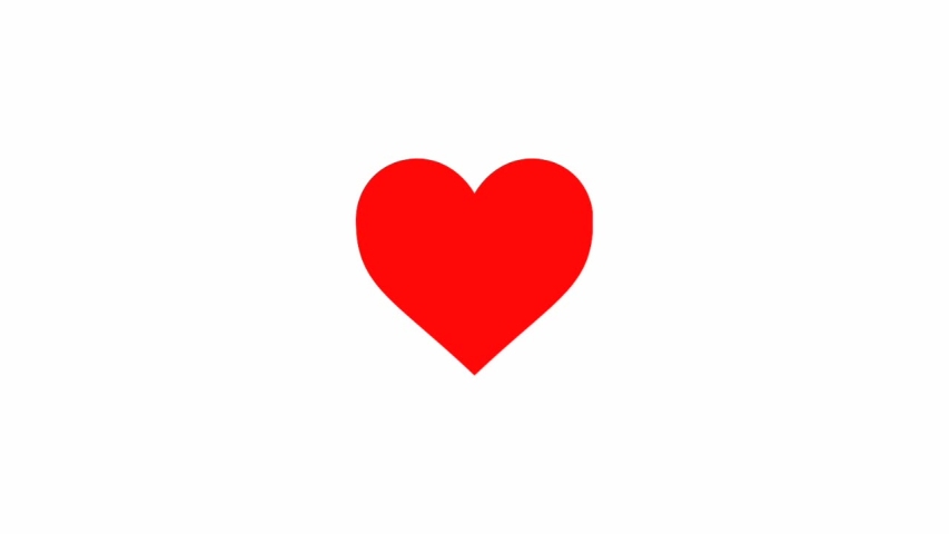 heart icon shaped button mouse pointer Stock Footage Video (100% ...