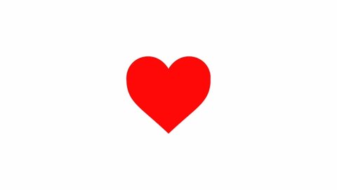 heart icon shaped button mouse pointer Stock Footage Video (100% ...