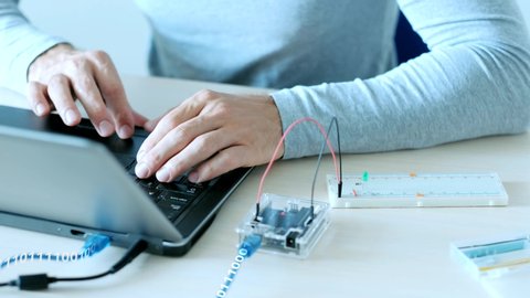 Hardware Development Automation Technology Engineer Programming Stock ...