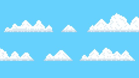 671 Pixel art sky Stock Video Footage - 4K and HD Video Clips ...