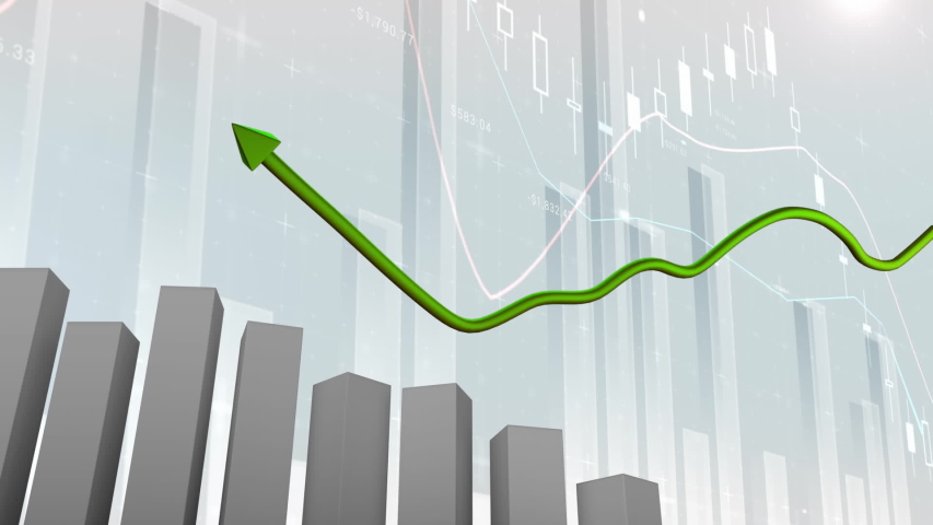 sustainable growth graph showing environmentally friendly Stock Footage ...