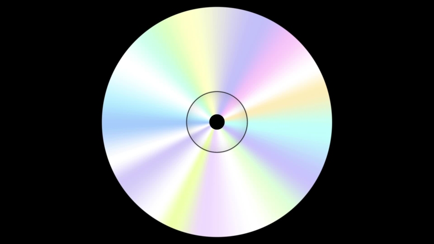 Abstract Spinning Cd Disc On Stock Footage Video (100% Royalty-free ...