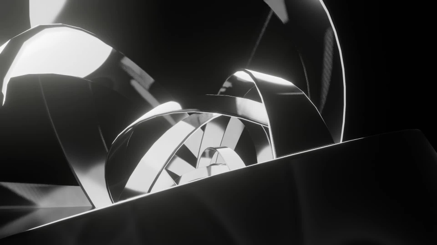 abstract background animation metal sculpture object Stock Footage ...