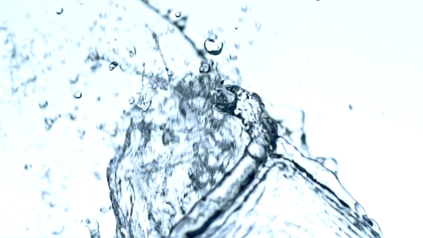 super slow motion shot water splash Stock Footage Video (100% Royalty ...
