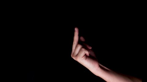 Two Hands Doing Middle Finger Gesture Stock Footage Video (100% Royalty ...