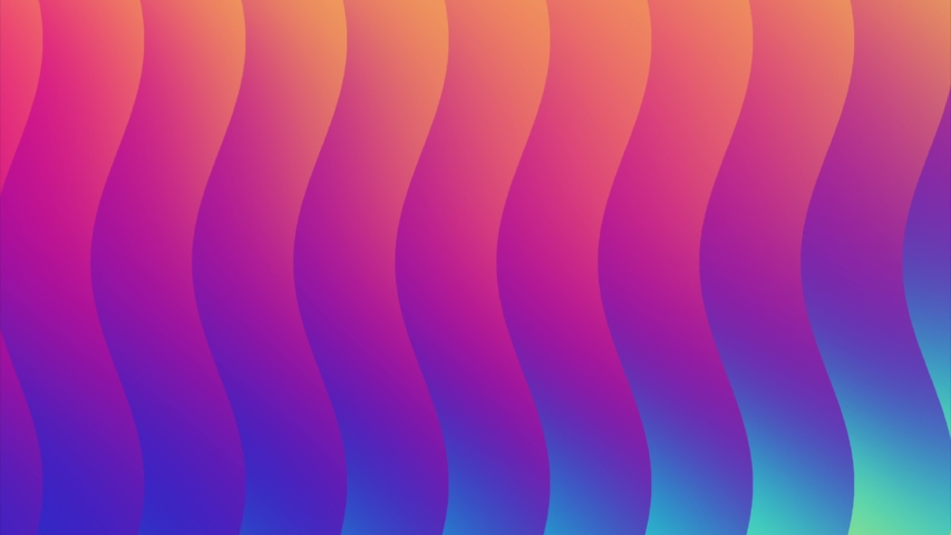 colorful wave gradient animation future geometric Stock Footage Video ...