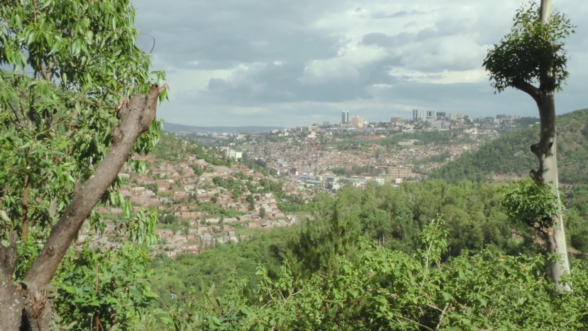 view kigali rwanda lots buildings standing Stock Footage Video (100% ...