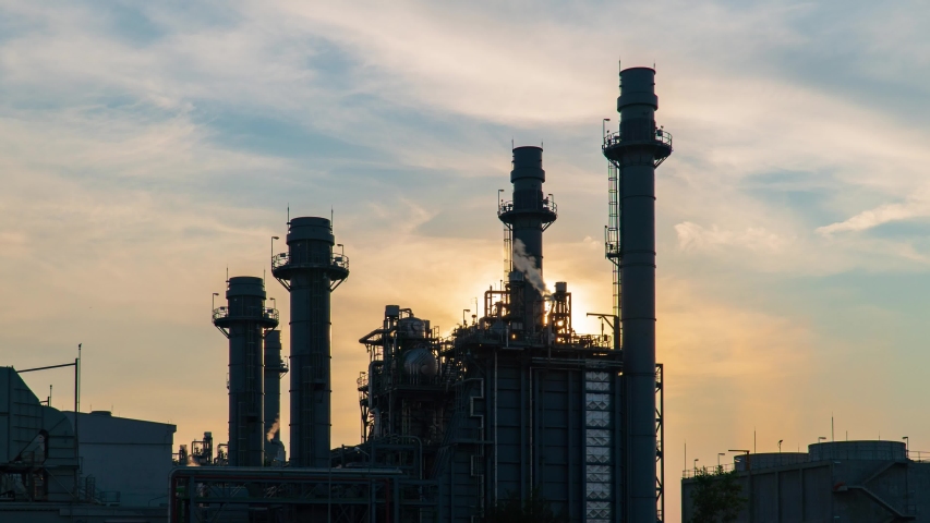 timelapse manufacturing oil refinery terminal industrial Stock Footage ...