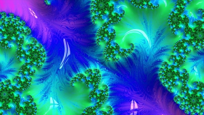 fractals colorful loops infinitely complex patterns Stock Footage Video ...