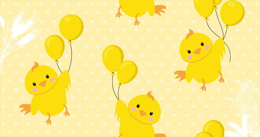 Cute Baby Chick Flying in Stock Footage Video (100% Royalty-free ...