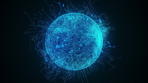 Cancer Cells Oncology Low Poly Wireframe Stock Vector (Royalty Free ...