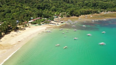 Sabang Beach Puerto Princesa Palawan Philippines Stock Footage Video ...