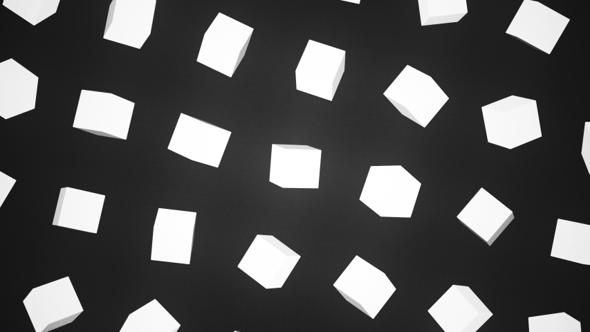 black white geometric blocks minimal backdrop Stock Footage Video (100% ...