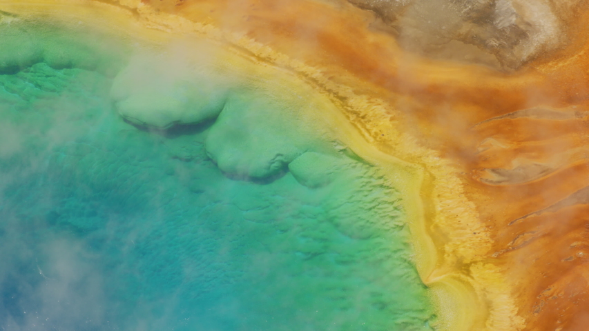 Hot Springs in Yellowstone National Park, Wyoming image - Free stock ...