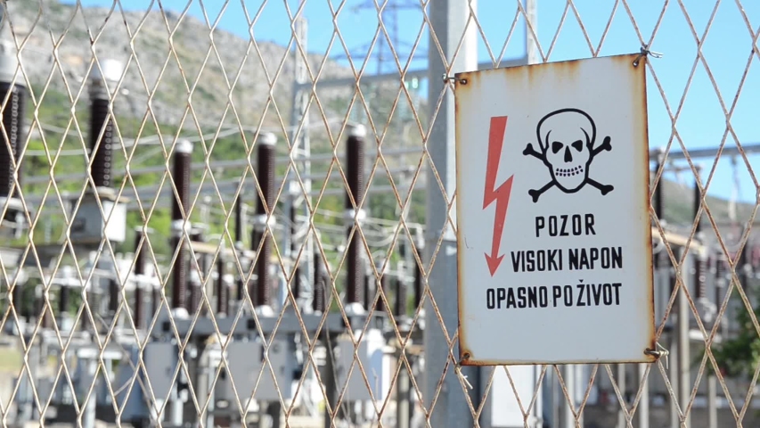 Danger of Death from Electricity Stock Footage Video (100% Royalty-free ...