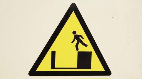 Hole Ground Warning Sign Vector Illustration Stock Vector (Royalty Free ...