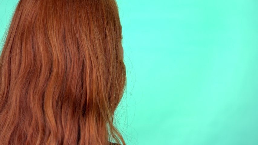 young model girl turning head posing Stock Footage Video (100% Royalty ...