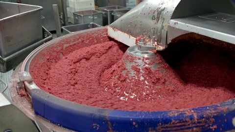 meat production process making minced pork Stock Footage Video (100% ...