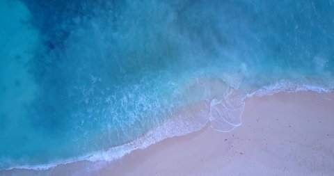 Aerial View Sand Beach Top View Stock Footage Video (100% Royalty-free ...