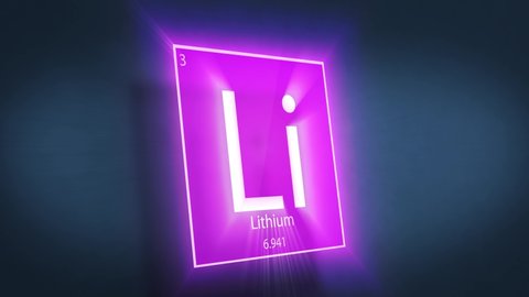 Periodic Table Elements Cinematic Animated Series Stock Footage Video ...