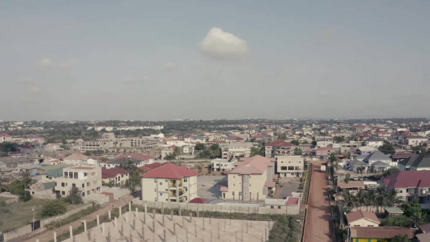 buildings under construction africa ghana accra Stock Footage Video ...