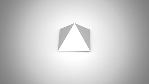 Triangle Logo Linear Infinity Geometric Pyramid Stock Vector (Royalty ...