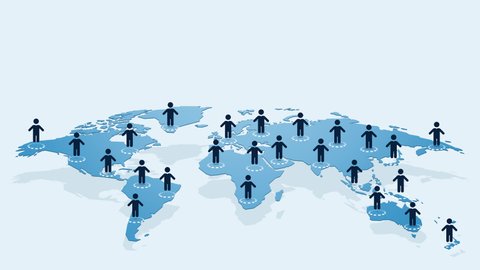 People Work Team Build Smart City Stock Vector (Royalty Free) 1106490956