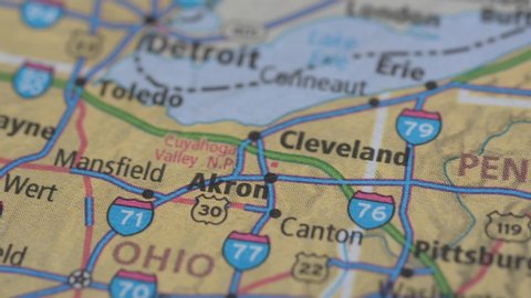 15 Ohio road map Stock Video Footage - 4K and HD Video Clips | Shutterstock