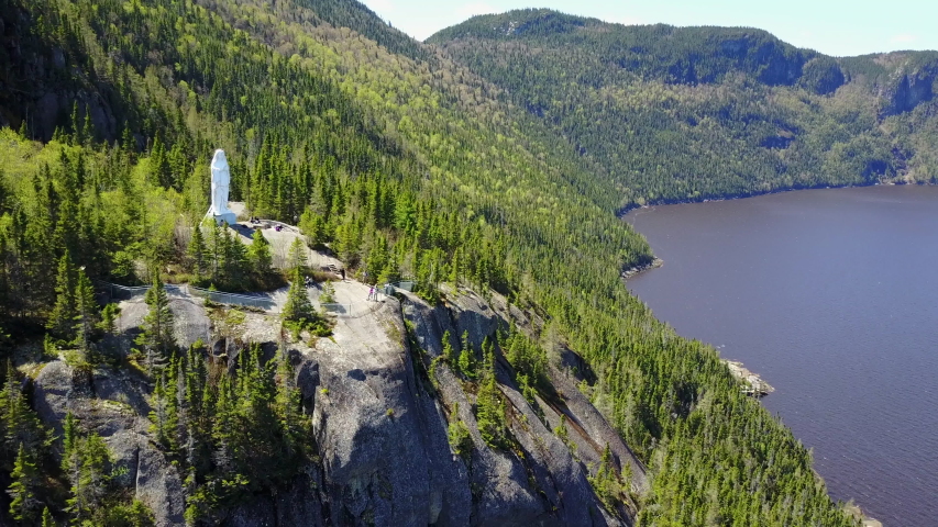 Lake and Mountains landscape in Quebec, Canada image - Free stock photo ...
