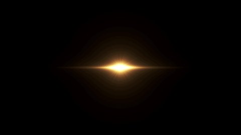 optical yellow lens flare effect realistic Stock Footage Video (100% ...