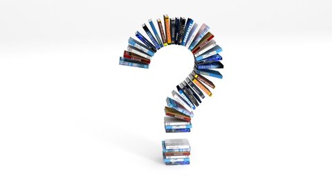 Question Mark Formed Books Shot Above Stock Photo 1027699888 | Shutterstock