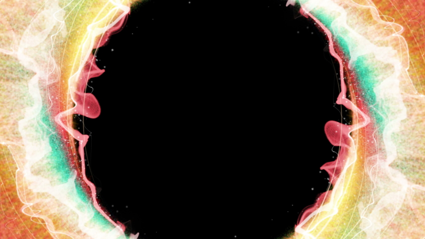 Magical Particles Ring Abstract Background, Stock Footage Video (100% ...