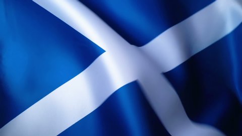 Scottish Saltire Blowing Wind Stock Footage Video (100% Royalty-free ...