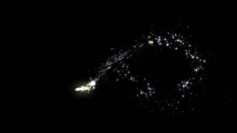 Magic Wisp Infinity Overlay Particle Loopable Stock Footage Video (100% ...